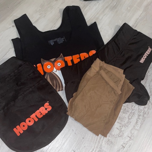 Hooters | Other | Full Hooters Black Set Size Xs Fits Like A Small ...